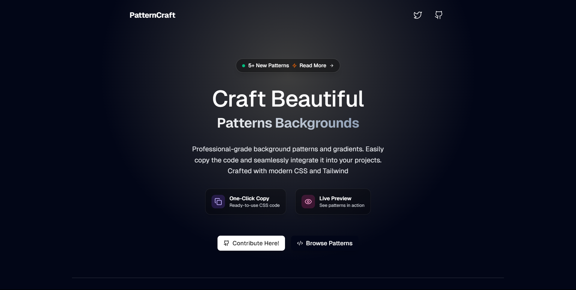 Pattern Craft - Modern Background Patterns & Gradients